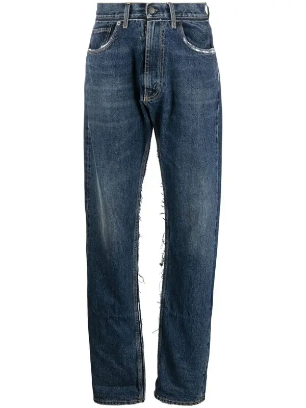 MAISON MARGIELA Ripped Straight-leg Jeans