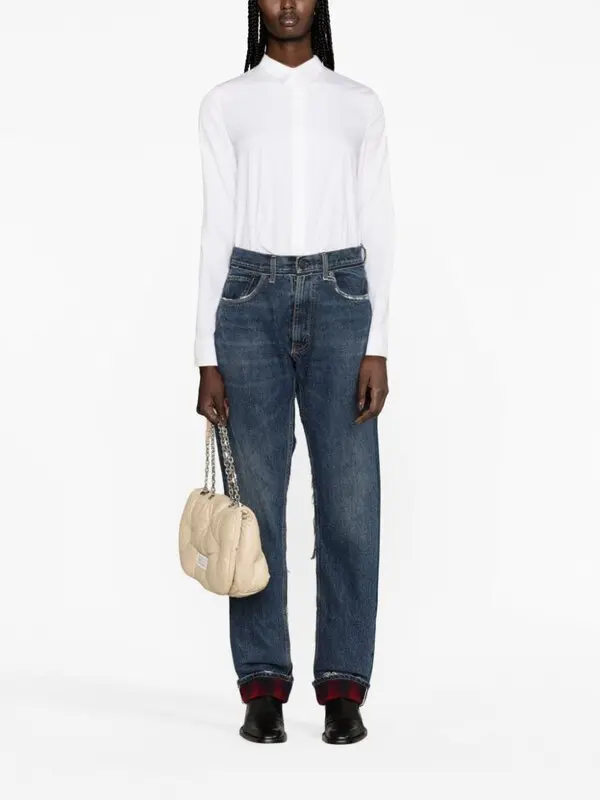 MAISON MARGIELA Ripped Straight-leg Jeans