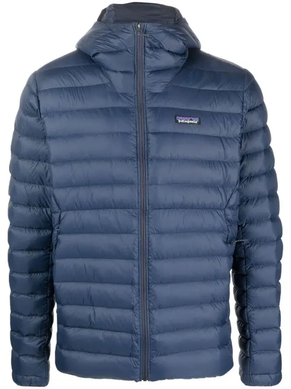 Patagonia Padded Hooded Jacket - Blue