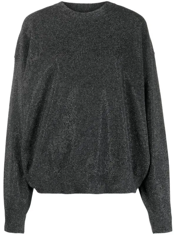 Alexander Wang Rhinestone-embellished Wool Jumper