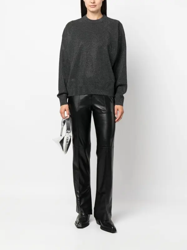 Alexander Wang Rhinestone-embellished Wool Jumper