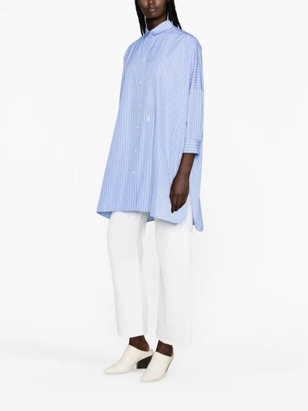 JIL SANDER Striped Cotton Shirt