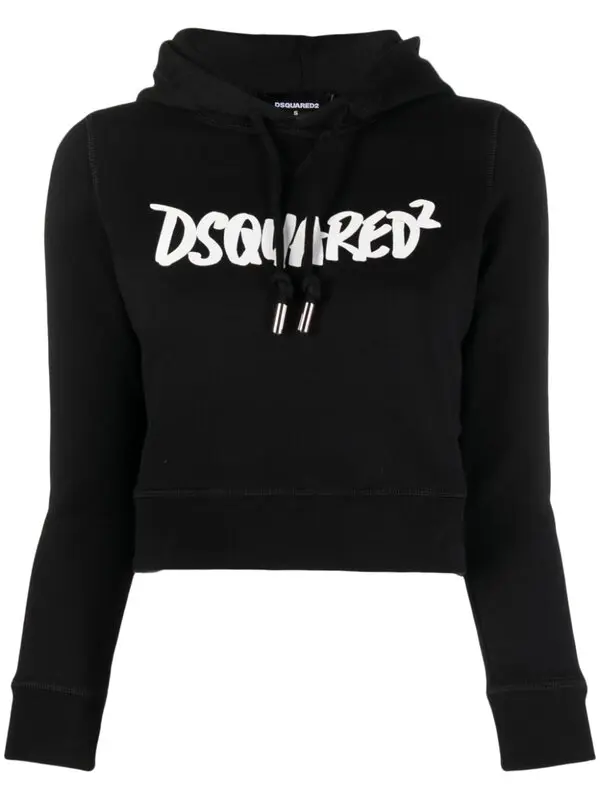 Dsquared2 Logo-print Long-sleeve Hoodie