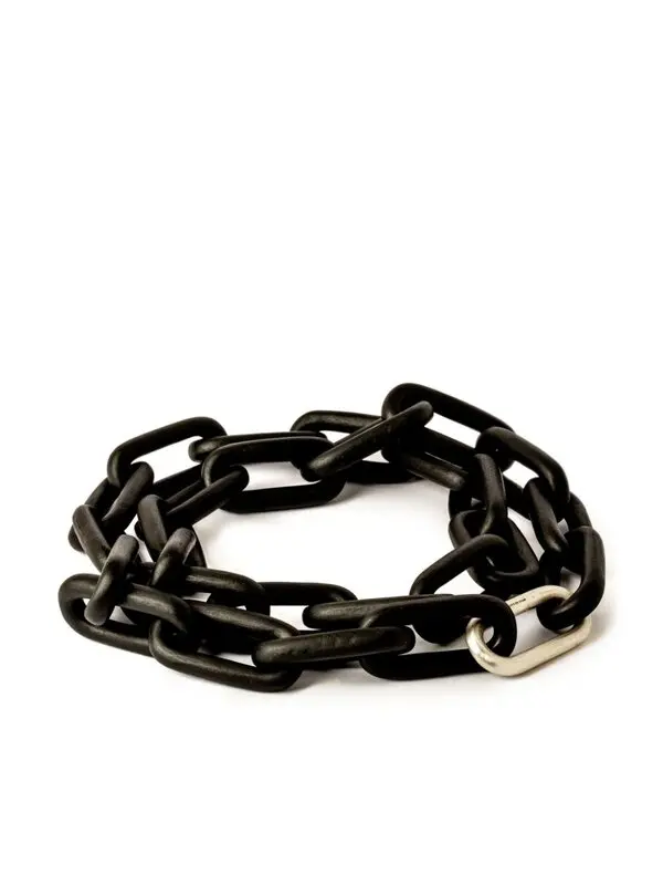 PARTS OF FOUR Organic Chain Necklace - Black