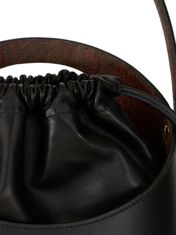Etro Saturno Leather Bucket Bag