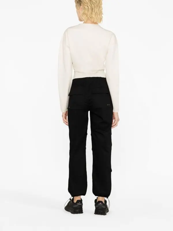 GENNY Sheer-paneled T-shirt - Neutrals