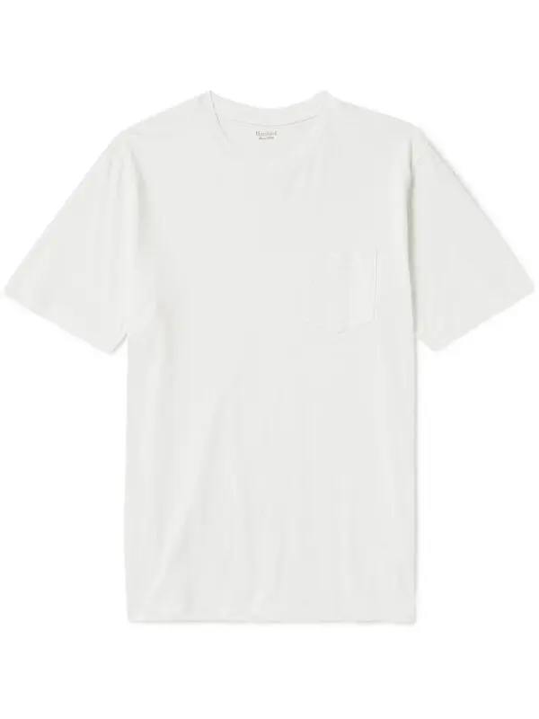 Hartford Pocket Cotton-jersey T-shirt