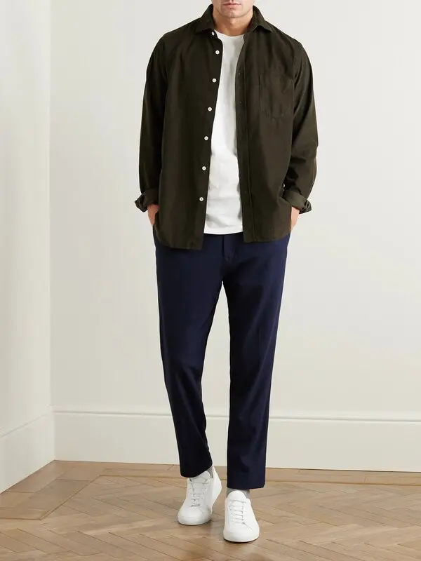 Hartford Pocket Cotton-jersey T-shirt