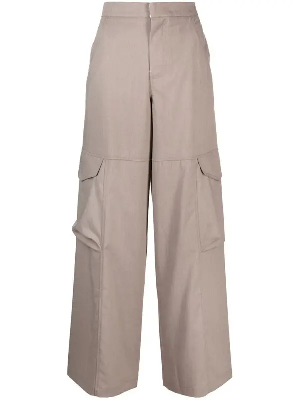 Gcds Wide-leg Cargo Trousers