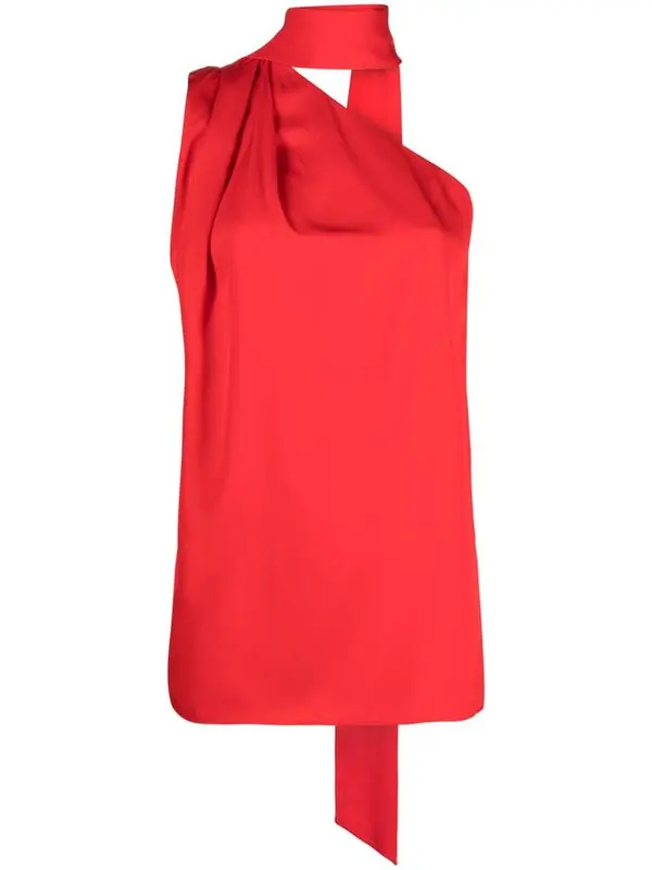 Stella McCartney One-shoulder Blouse - Red