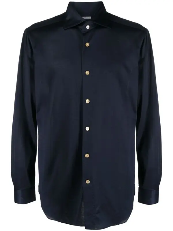Kiton Slim-cut Cotton Shirt