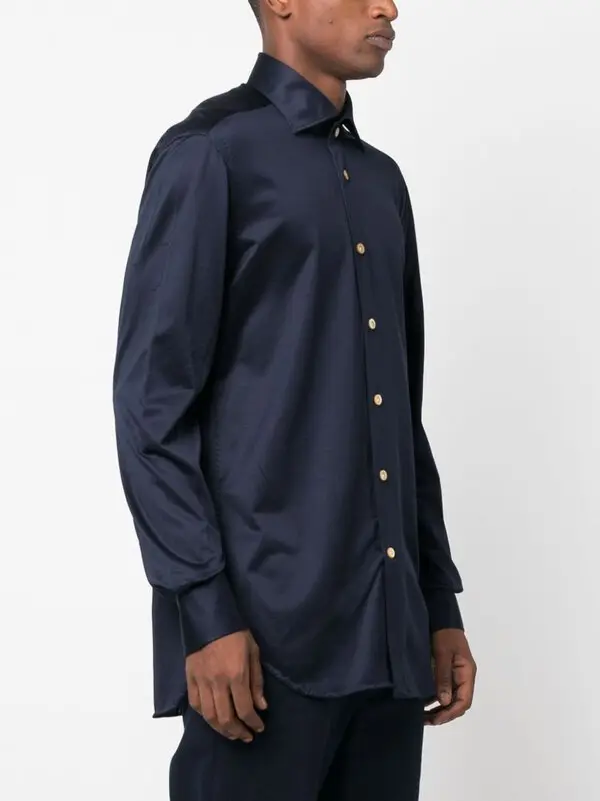 Kiton Slim-cut Cotton Shirt