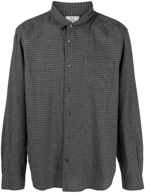 Woolrich Gingham-check Cotton Shirt
