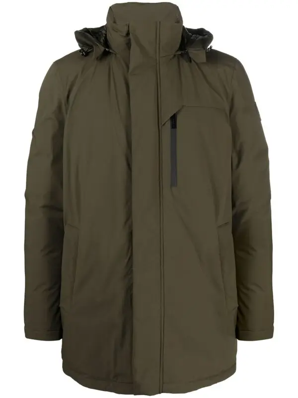 Woolrich Mountain Padded-interior Parka Coat - Green