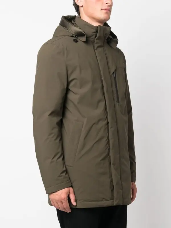 Woolrich Mountain Padded-interior Parka Coat - Green