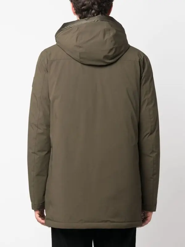 Woolrich Mountain Padded-interior Parka Coat - Green