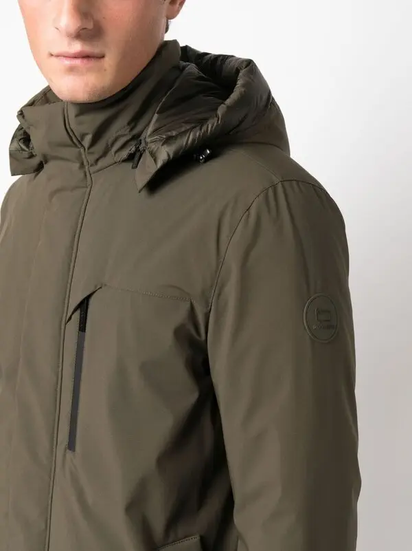 Woolrich Mountain Padded-interior Parka Coat - Green