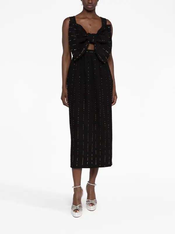 Viktor & Rolf Starry Night Crystal-embellished Midi Dress