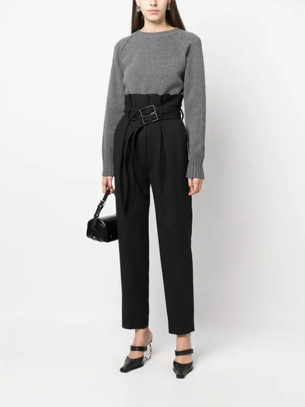 REV High-waist Cropped Trousers