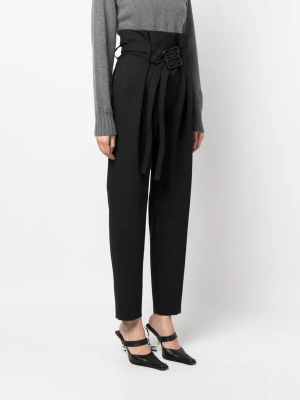 REV High-waist Cropped Trousers