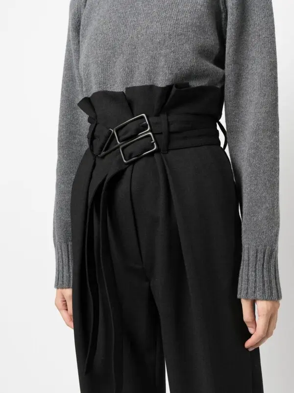 REV High-waist Cropped Trousers