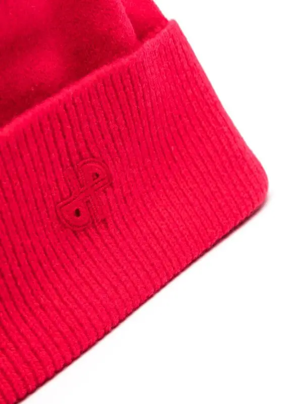 PATOU Logo-patch Cashmere Beanie
