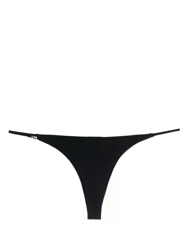 Dsquared2 Icon-plaque Bikini Bottoms - Black