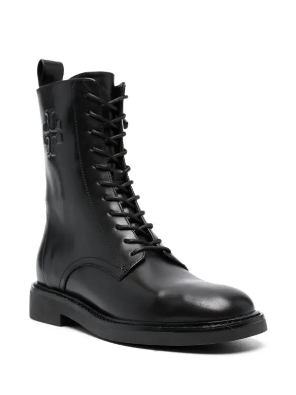 Tory Burch Double T Combat Boots
