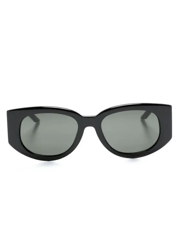 Casablanca The Memphis Rectangular Sunglasses - Black