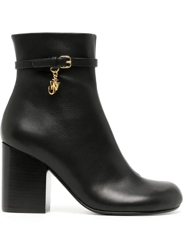 JW Anderson 80mm Logo-charm Leather Boots