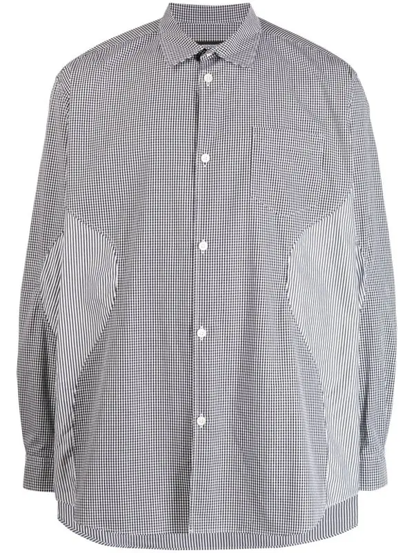 Undercover Mixed-print Cotton Shirt