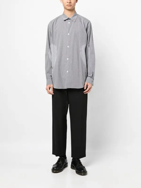 Undercover Mixed-print Cotton Shirt