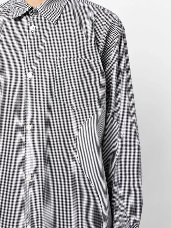 Undercover Mixed-print Cotton Shirt