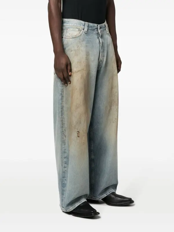 Acne Studios 2023 Super Baggy Fit Jeans - Blue | Editorialist