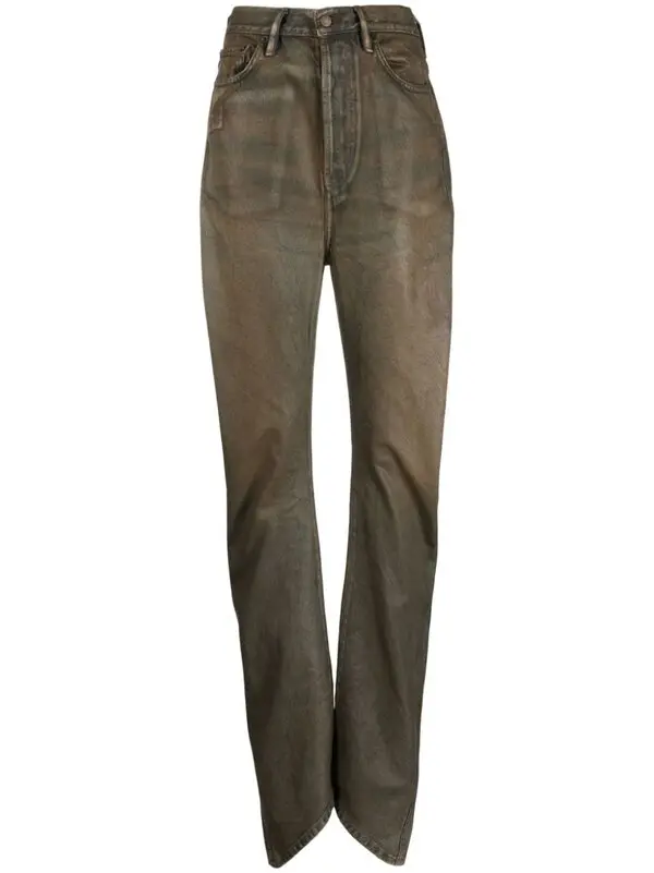 Acne Studios Relaxed Fit Coated Jeans