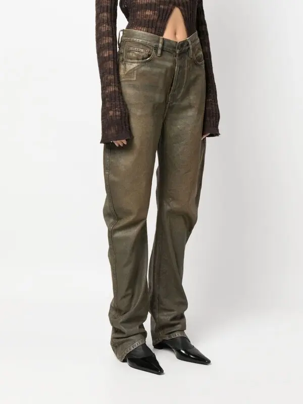 Acne Studios Relaxed Fit Coated Jeans