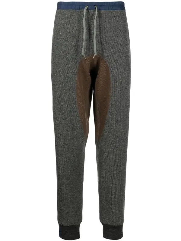 Kolor Drawstring-waistband Knitted Trousers - Grey