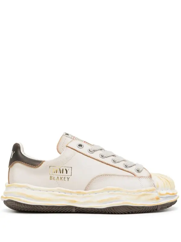 Mihara Yasuhiro Blakey Og Sole Leather Sneakers - White