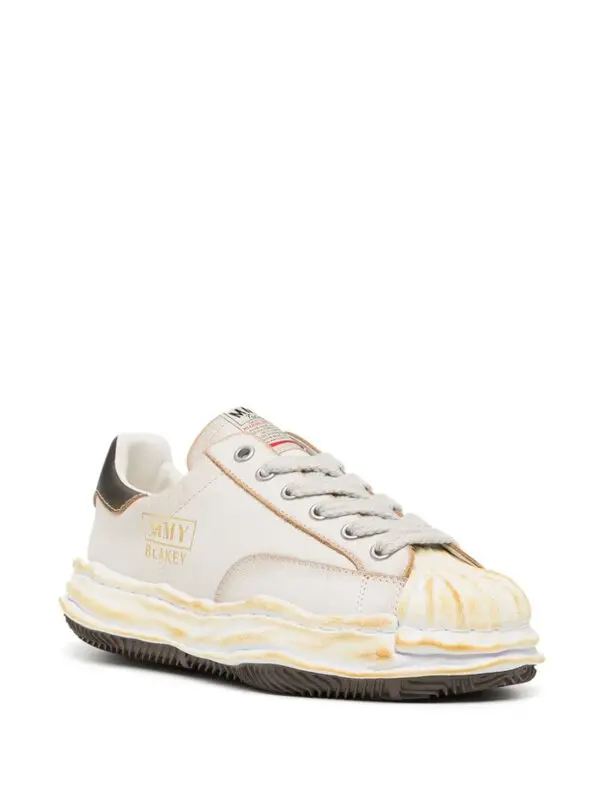 Mihara Yasuhiro Blakey Og Sole Leather Sneakers - White