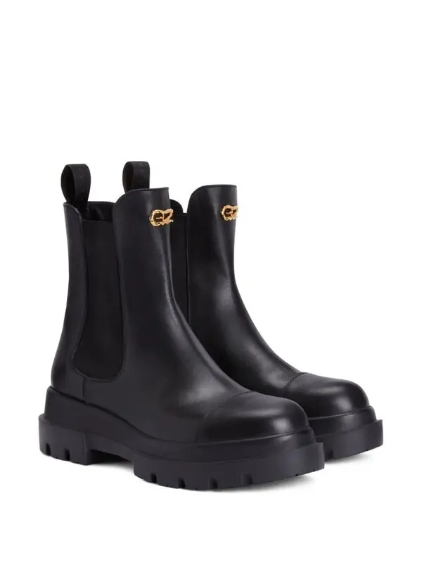 GIUSEPPE ZANOTTI Tankie Leather Chelsea Boots