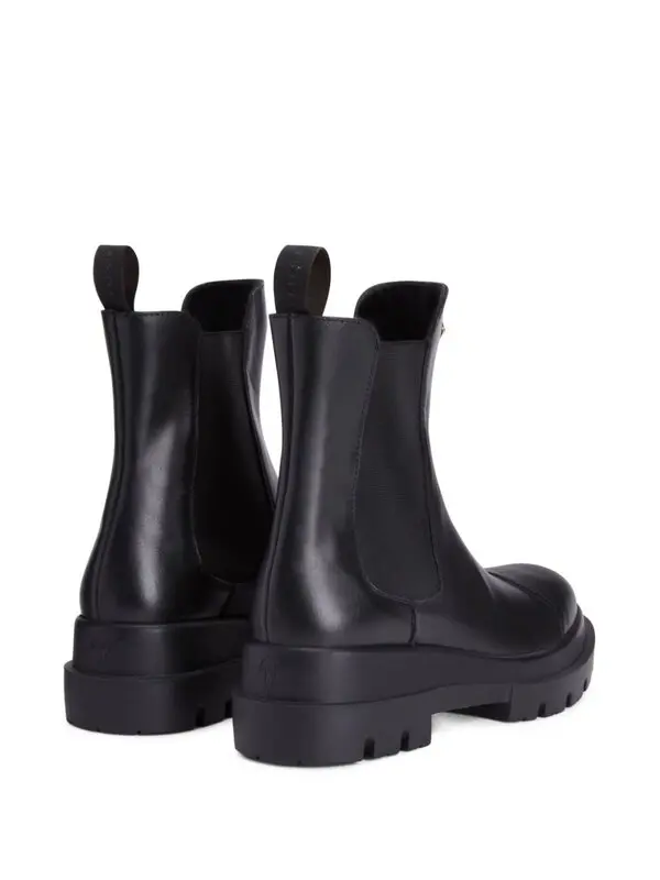 GIUSEPPE ZANOTTI Tankie Leather Chelsea Boots