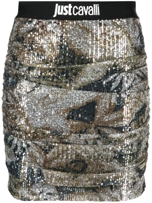 Just Cavalli Sequined Mini Skirt