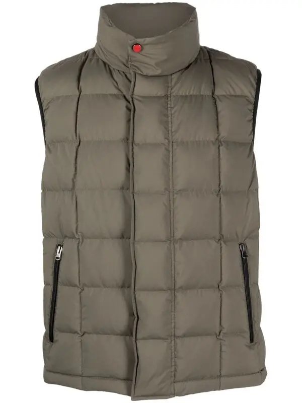 Kiton Zip-up Padded Gilet