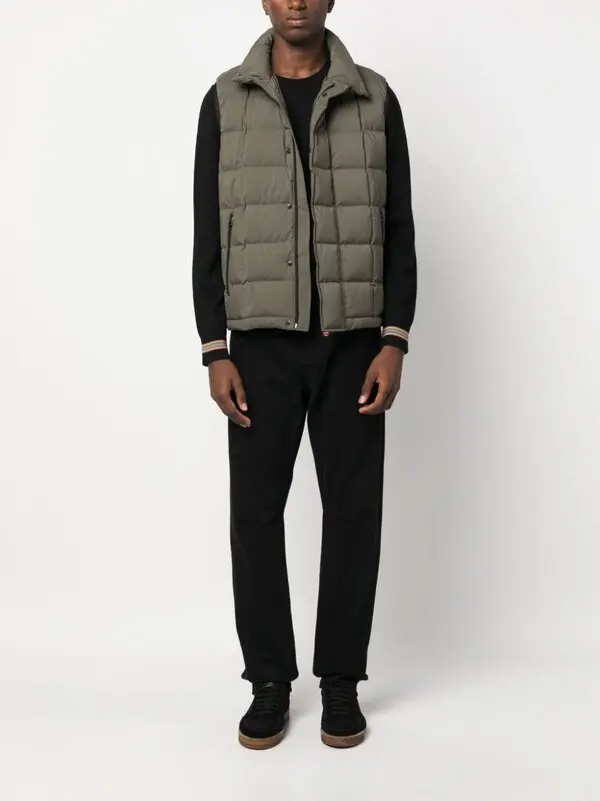 Kiton Zip-up Padded Gilet