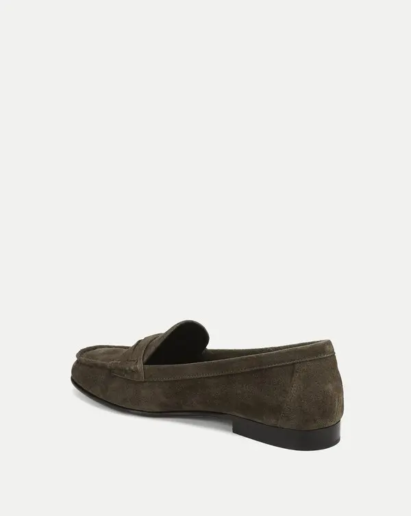 Veronica Beard Penny Suede Loafer - Cypress