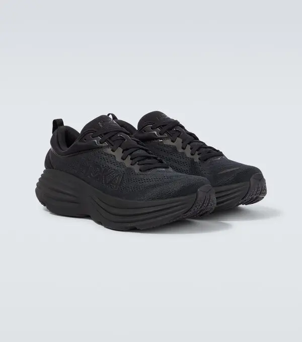 Hoka One One Bondi 8 Sneakers - Black