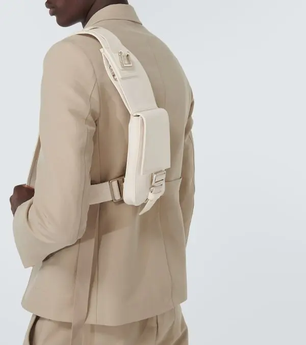 Jacquemus La Banane Cuerda Belt Bag In White - 30% Off  display picture 1