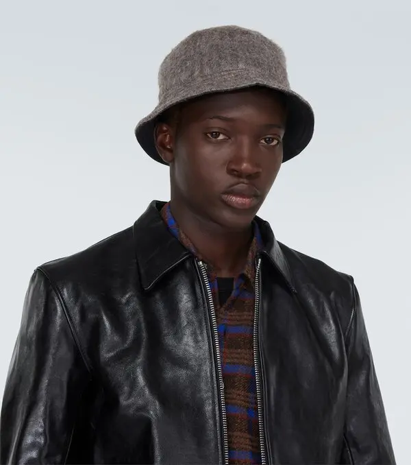 Our Legacy Wool-Blend Bucket Hat In Grey - 40% Off | Editorialist
