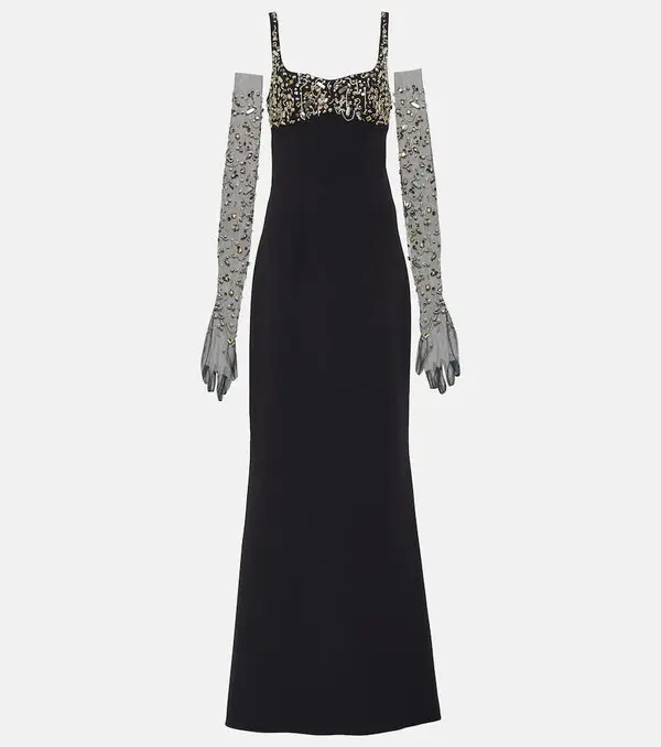 Safiyaa Beatriz Embellished Gown