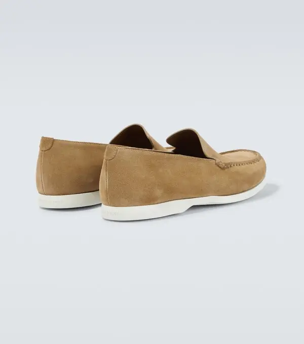 Manolo Blahnik Monaco Suede Loafers